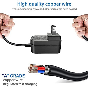 Gonine 18V Power Supply for Dunlop MXR Guitar Pedal, 18Volt 1A AC Adapter 110-240V AC to DC Center Negative DC Plug for JOYO JP-01 JP-02 Effect Pedal Cord.