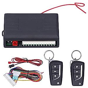 Keyless Entry Door Lock Car,Universal Car Remote Central Kit,Auto Remote Door Lock Keyless Entry System Universal Control Central Locking Kit for 12V Car
