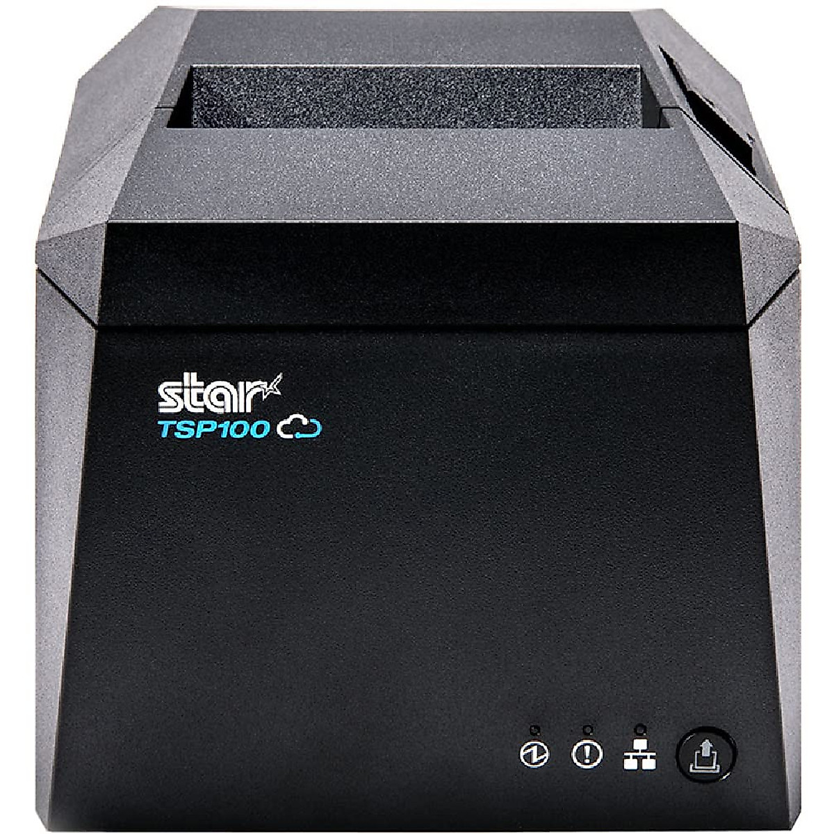 Star Micronics TSP143IVUW Wi-Fi (WLAN)/USB-C/Ethernet (LAN) Thermal Receipt Printer with CloudPRNT, Cutter, and Internal Power Supply - Gray