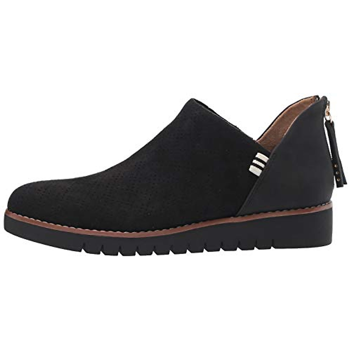 Dr. Scholl's Shoes womens Insane Loafer, Black Microfiber, 7.5 US