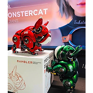 YAGIS-S Mechanical Dog Collectibles, 6.1'' Bulldog Robot Action Figure, Mechanical Beast, Puppy Toys, Car Decoration 15+