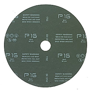 Mercer Industries 304016-7" x 7/8" Aluminum Oxide Resin Fiber Discs, 16 Grit (25 pack)