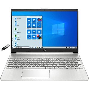 HP 15-DY200 2022 Business Laptop 15.6" FHD IPS 4-Core Intel i5-1135G7 16GB DDR4 512GB SSD Intel Iris Xe Graphics Wi-Fi 5 Fingerprint Windows 11 Pro w/ONT 32GB USB