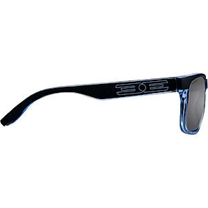 Epoch Eyewear Delta Sunglasses 2 Pair Crystal Blue Black Frame Smoke Lens Blue Mirror Lens