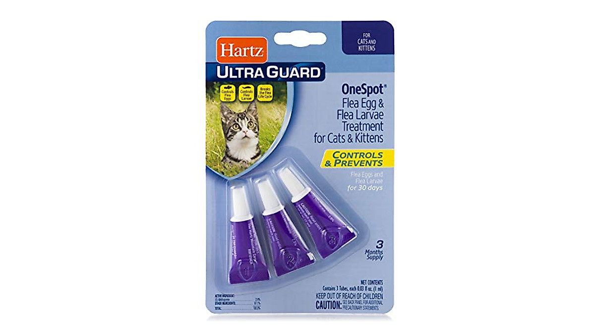 Hartz UltraGuard Onespot for Cats - Monthly Flea Control