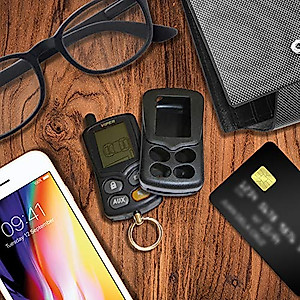 Keyless2Go Replacement for New Silicone Cover Protective Cases for Viper Python Remote 479V - Black - (2 Pack)