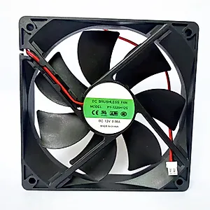 PY-1225H12S DC12V Ice Maker Fan PY-1225H12S DC12V 0.35A 12CM 12025 2-Wire Cooling Fan