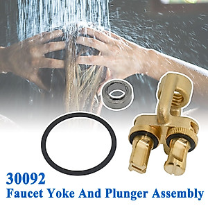 Alsoyixia 30092 Bath Yoke Replacement Part with Gasket, for Shower & Tub Valve Faucets