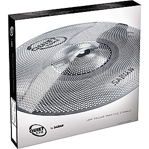 SABIAN Quiet Tone Practice Cymbals Set Qtpc504