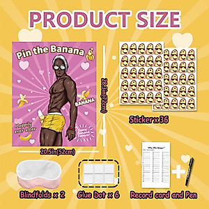 Bridal Shower Games, Bachelorette Party Games for Naughty Funny Bridal Shower Engagement Decorations Pin Games for Bridal Shower Party Favors