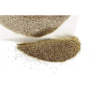 Extra Fine Biodegradable Glitter for Body Decoration, Cosmetics, Crafts, DIY Projects. Made from Plant Cellulose, Earth Friendly (1/4 Ounce, Bronze)