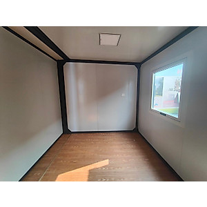 Luxury 40 ft Tiny House: Portable prefab Home with 2 bedrooms, a Fully Equipped Bathroom and Kitchen, Designed for Adult Living. This Foldable Mobile Home boasts a Durable Steel Frame.