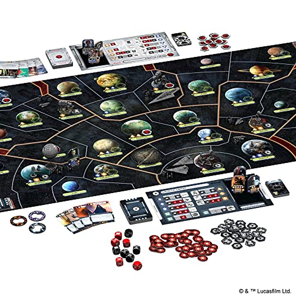Star Wars Rebellion Board Game | Strategy Game for Adults and Teens | Ages 14+ | 2-4 Players | Average Playtime 3-4 Hours | Made by Fantasy Flight Games