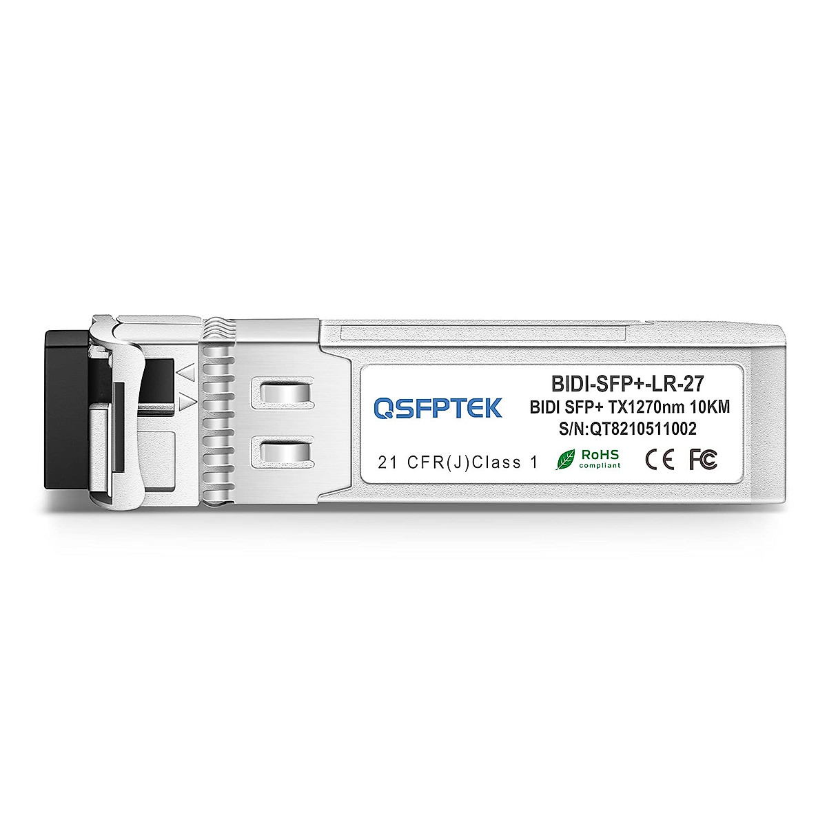 1 Pair 10G SFP+ Bidi Transceivers, 10gbe SFP LC Single-Mode Module, Bi-Directional Mini gbic for Cisco SFP-10G-BXD-I (1330nm-TX/1270nm-RX) / SFP-10G-BXU-I (1270nm-TX/1330nm-RX),10KM, with DDM
