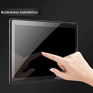 DETUOSI 【2 Pack】 Screen Protector Compatible with Lenovo Smart Tab M10 10.1" 2018 (Model:TB-X605F) Tablet, [NOT for M10 2019 (TB-X505F)], Easy to Install/Case-Friendly/Anti Fingerprint Tempered Glass