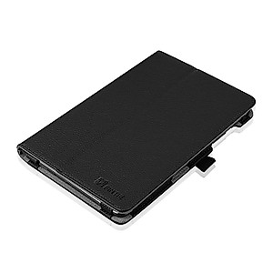 Fintie Folio Case for Samsung Galaxy Tab A 8.0 (Previous Model 2015), Slim Fit Premium Vegan Leather Cover Compatible Galaxy Tab A 8.0 SM-T350/P350 2015 (NOT Fit 2017/2018 Version), Black
