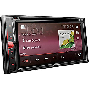 Pioneer AVH-210EX Double DIN Bluetooth in-Dash DVD/CD/AM/FM/Digital Media Car Stereo Receiver with Xtremevision HD Backup Camera