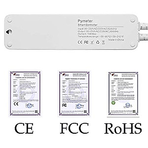 Pymeter Digital Temperature Controller Dual Probe Reptile Thermostat Controlled Outlet for Terrarium Heat Mat Heating Pad, Switch Cooling Fan Freezer Fridge ON & Off at Setpoints 10A 1200W