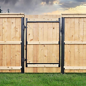 Adjust-A-Gate Steel Frame Anti Sag Adjustable Gate Building Kit with Patented Truss Cable System and Telescoping Bars, 3 Pack