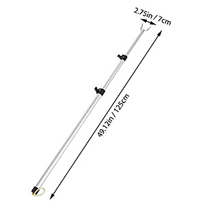 Zerodeko Long Reach Stick for Hanging Clothes, Telescoping Long Reach Closet Pole, Adjustable Long Reach Stick Clothes Poles Extending Closet Hook Pole