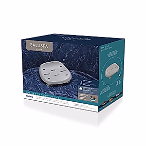 Bestway SaluSpa Underwater Durable Non Slip Swimming Pool and Spa Comfort Seat with Adjustable Height Legs and Weighted Feet, Gray