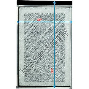 RAYAIR SUPPLY 18x30 Air Ranger Replacement Filter Pads 18x30 (3 Pack) White