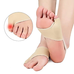 ERSANLI Pinky Toe Splint, Pinky Toe Straightener,.Pinky Toe Bunion Pads, Men'S And Women'S Bunion Corrector, Bunion Relief Toe Separators For Overlapping Toes.(1 Pair, Large)