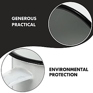 DOITOOL Fun Metal Coffee Mug Campfire Coffee Mug, Camping Coffee Mug Drinking Cup with Handle, Metal Coffee Tea Cup, Suitable for Indoors, Outdoors, Camping and Hiking (White) Coffee Tin Mugs