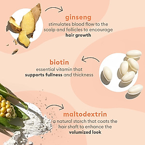 Briogeo Blossom & Bloom Ginseng + Biotin Volumizing Conditioner, Vegan, Phalate & Paraben Free, 8 oz