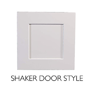 Design House Brookings 36-Inch Lazy Susan Cabinet, White Shaker