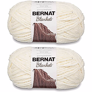 Bernat Blanket Big Ball Yarn (2-Pack) Vintage White 161110-10006