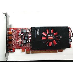ATI AMD FirePro W4100 2GB GDDR5 4Mini DisplayPorts Low Profile PCI-Express Video Card 100-505979