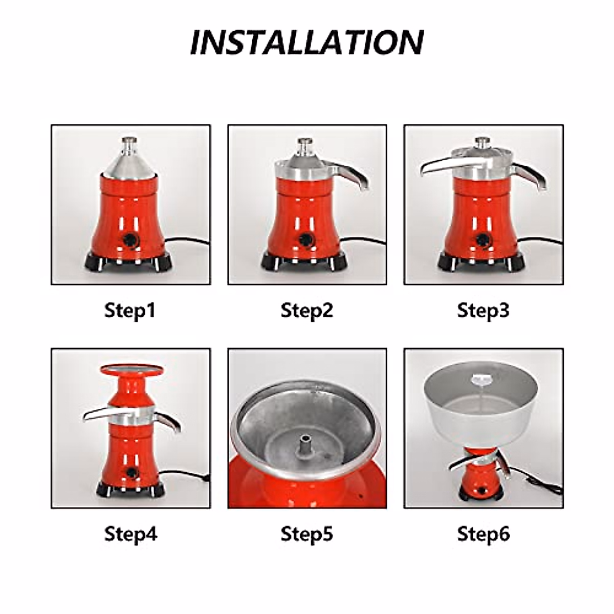 Milk Cream Centrifugal Separator Electric Cream Separator Stainless Steel 100L/H Goat Cow Milk Separator Turning Raw or Whole Milk into Cream and Skim Milk for 110V 100W