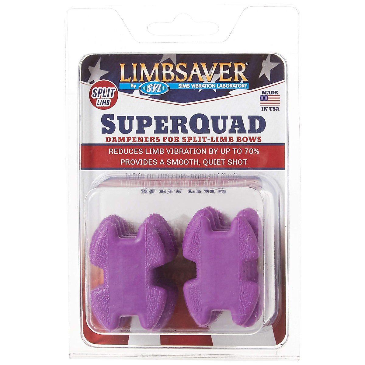 Sims Vibration Laboratory Limbsaver SuperQuad Limb Dampener, Purple