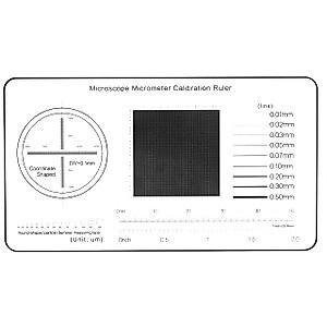 TOSUKKI Multifunction Microscope Micrometer Calibration Ruler Slide，Microscope Reticle Micrometer/Microscope Calibration Grid/Microscope Camera Calibration Slide/Micrometer Ruler for Microscope