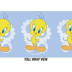 Looney Tunes OFFICIAL Retro Tweety 18 oz Insulated Water Bottle, Leak Resistant, Vacuum Insulated Stainless Steel with 2-in-1 Loop Cap