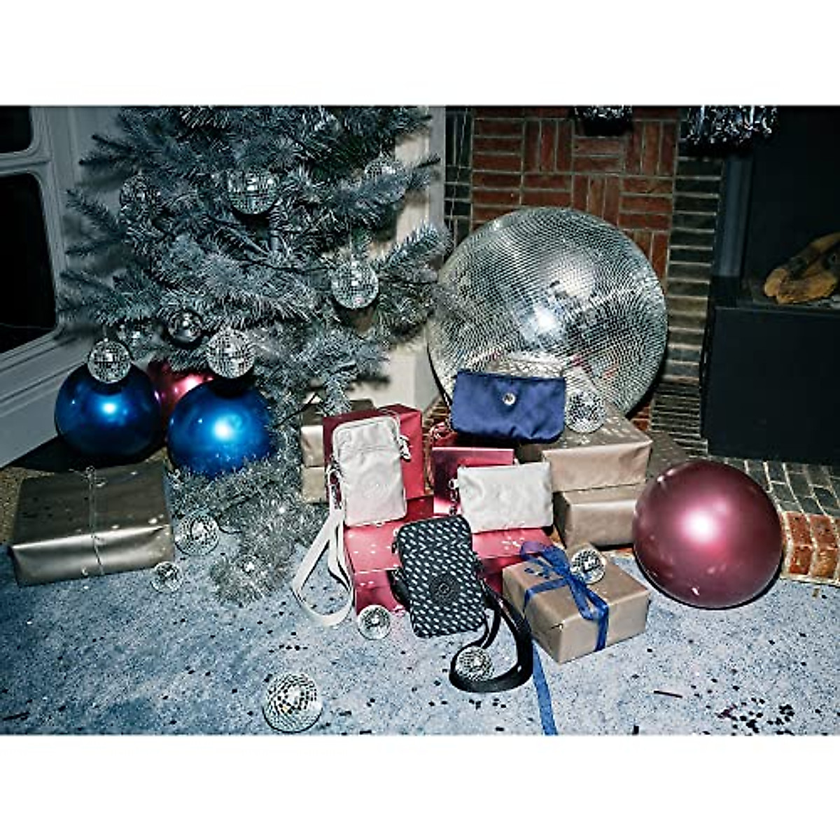 Kipling Creativity Large Pouch Cosmic Blue