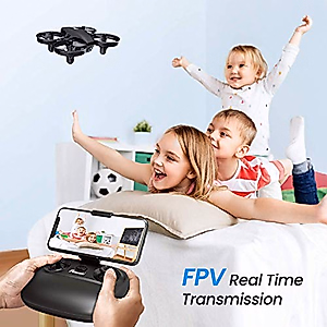 Potensic A20W Drone for Kids, Mini Drone with Camera 720P HD, RC Drone 3 Batteries, Altitude Hold, Headless Mode, Gravity Sensor, One Key Start Easy for Beginners
