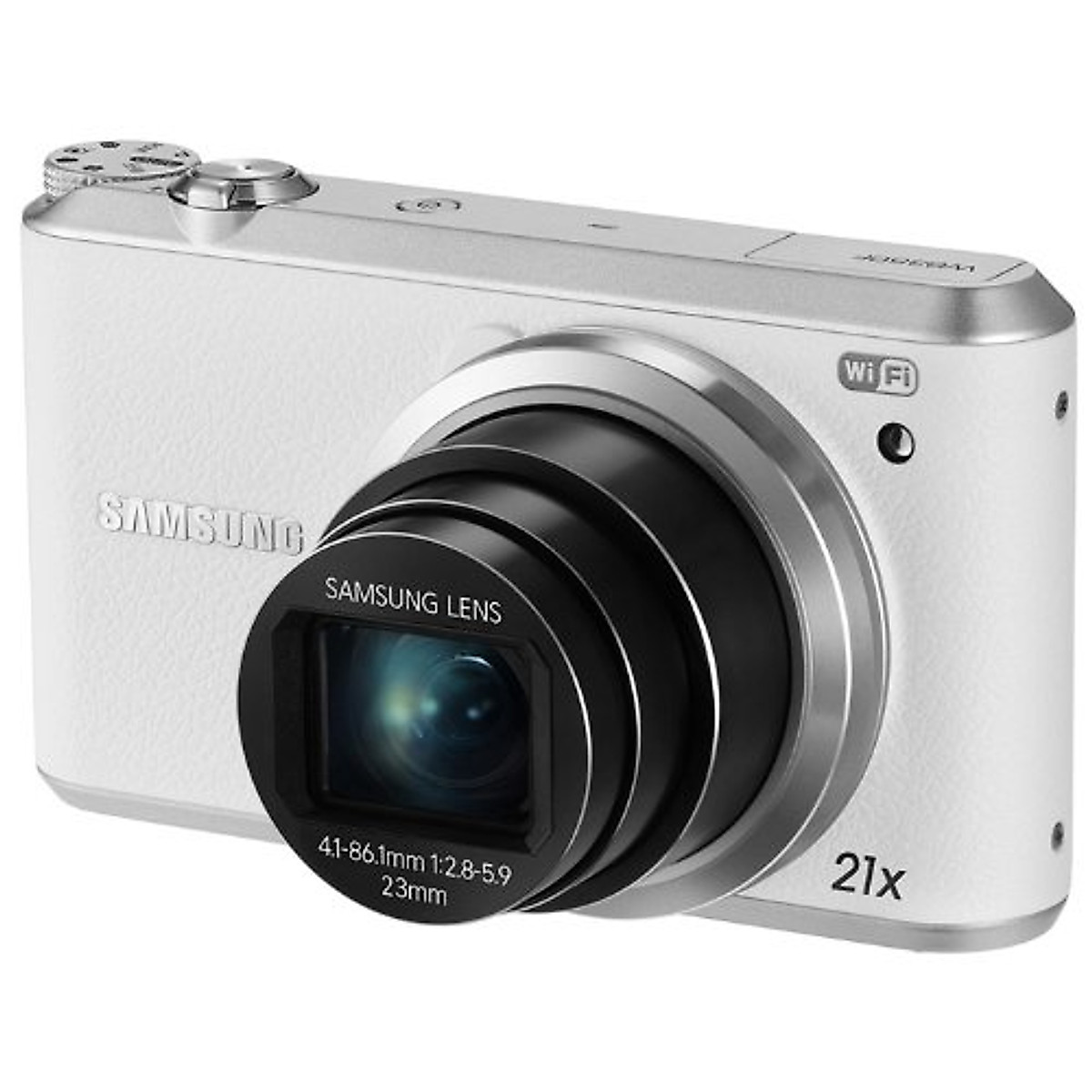 Samsung WB350F 16.3MP CMOS Smart WiFi & NFC Digital Camera with 21x Optical Zoom and 3.0" Touch Screen LCD and 1080p HD Video (White)
