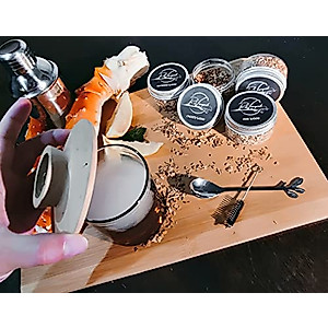 Hello_ReVamped Cocktail Smoker Kit with Torch , Whiskey Included Mixer Four Kinds of Wood Chips Bourbon Drink Infuser for Infused Cocktails, Black, (CS200)