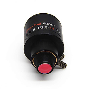 5MP Action Camera Vari-Focal Lens 6-22mm M12 Mount 1/2.5 Inch IR Filter Long Distance View