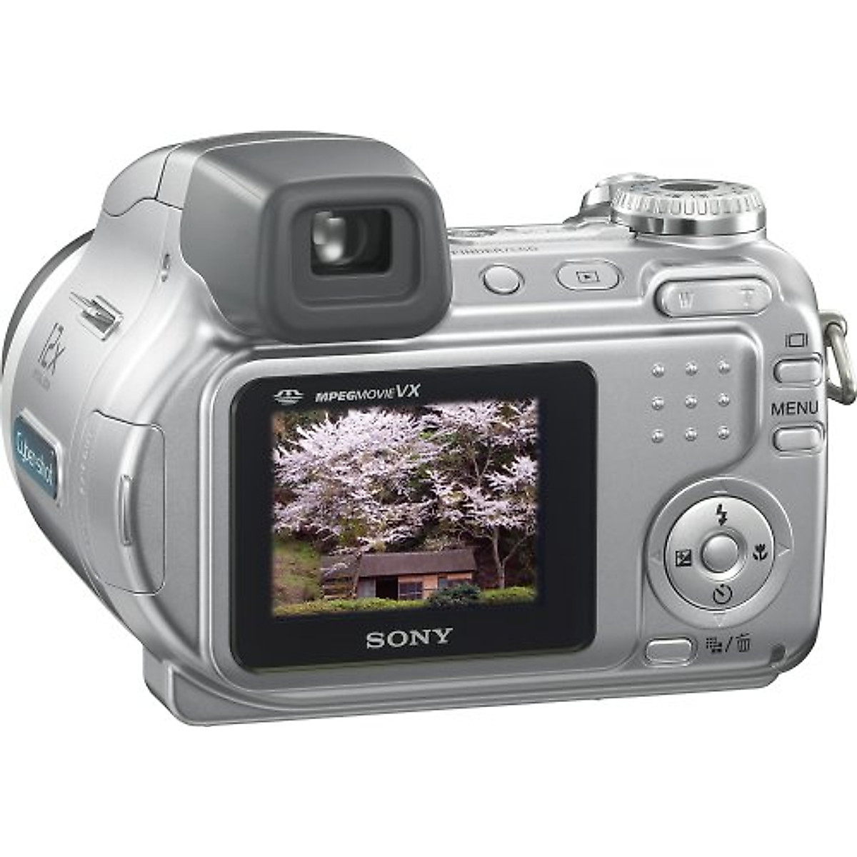 Sony Cybershot DSC-H2 6MP Digital Camera with 12x Optical Image Stabilization Zoom (OLD MODEL)