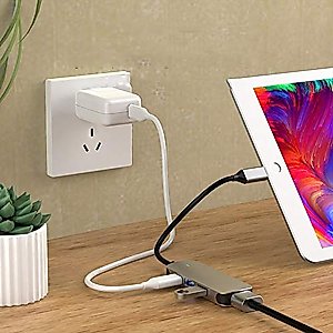 SHYPT Hub USB C Hub Adaptador 4 Em 1 para USB 3.0 Compatível para para Switch USB-C Tipo C 3.0 Divisor