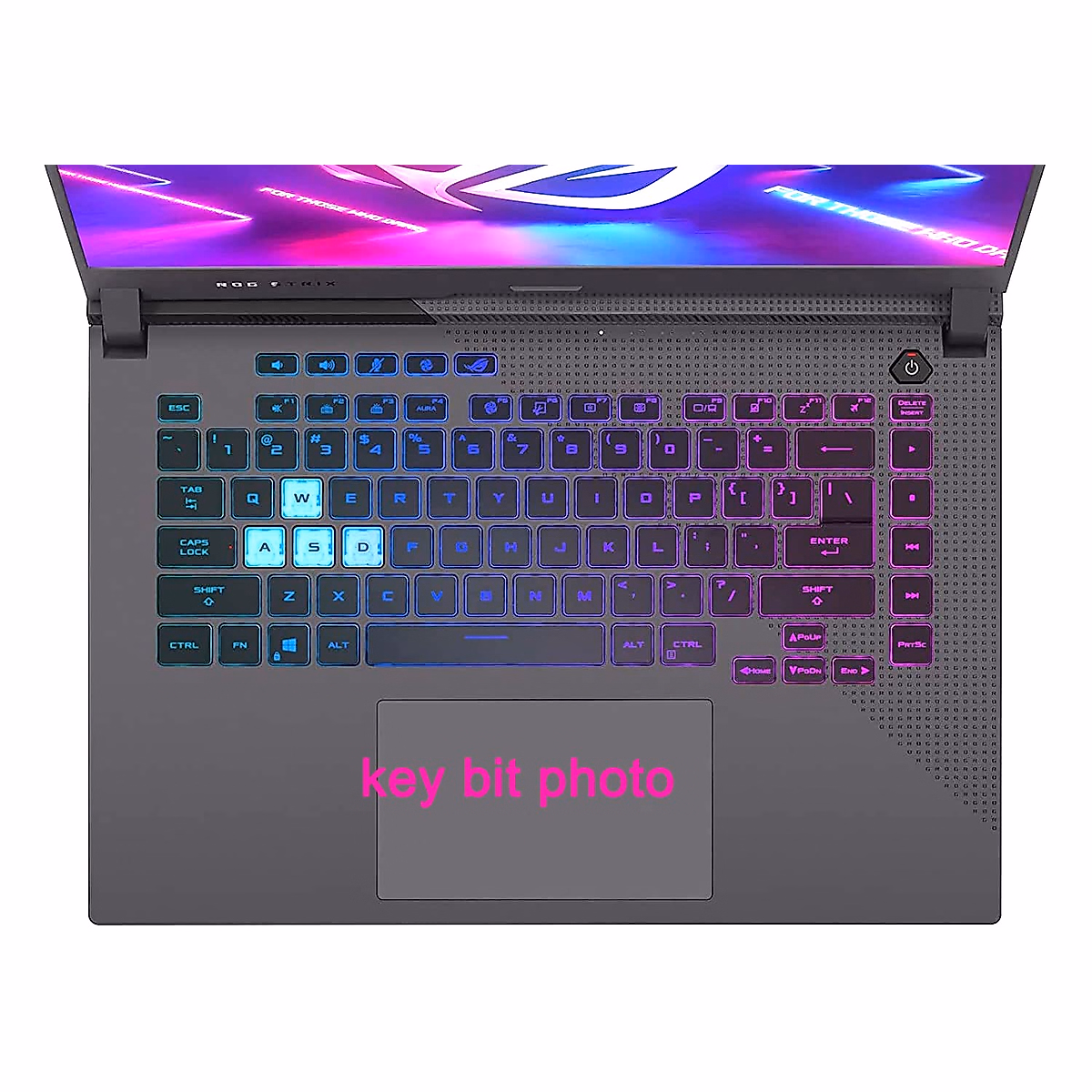 Keyboard Skin Compatible for 2021 ASUS ROG Strix G15 Gaming Laptop 15.6" G513QM G513QR G513QR-ES96 G513IH, 2022 ASUS ROG Strix G533Z G513R Series [Not Compatible for 2020 ASUS ROG Strix G15] (Clear)