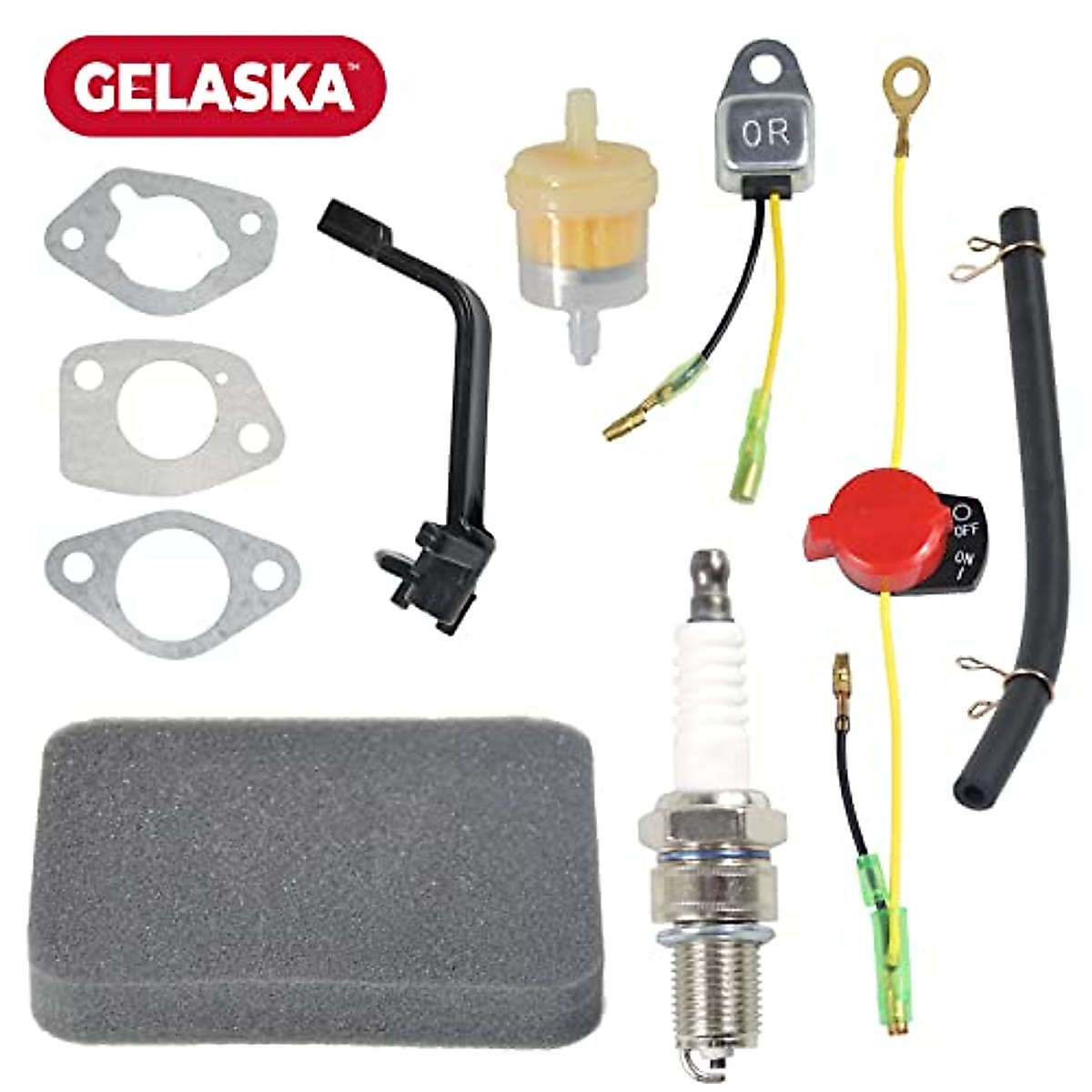 GELASKA GP5500 Carburetor Replaces 0J58620157 5KW 5.5KW 6.5KW 389cc Generator 0G8442A111 for Generac GP5000, GP5500, GP6500 Carburetor, GP6500E Carb Kit, GP7500E Generators