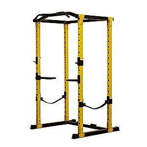 HulkFit Pro Series Power Cage and Home Gym Attachments - Yellow