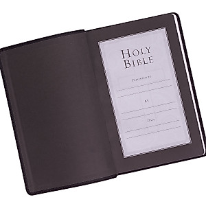 KJV Holy Bible, Gift Edition Faux Leather, King James Version, Black