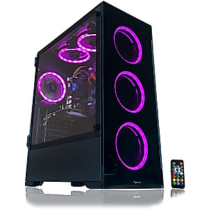 Alarco Gaming PC Desktop Computer Intel i7 3.40GHz,16GB Ram,1TB Hard Drive,Windows 10 pro,WiFi Ready,Video Card Nvidia GTX 750 4GB, 6 RGB Fans with Remote
