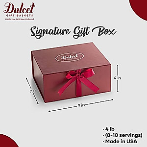 Dulcet Gift Baskets Sweet Success: Gourmet Cookie and Snack Gift Basket for All Occasions present Holidays, Birthday, Sympathy, Get Well, Family or Office Gatherings for Men & Women.