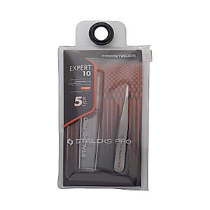 Ingrown Hair Tweezers - STALEKS PRO - Type 5 - Pinpoint Tip Tweezer - Surgical Stainless Steel - Durability - Precision - Handmade - for Experts - and Professionals.